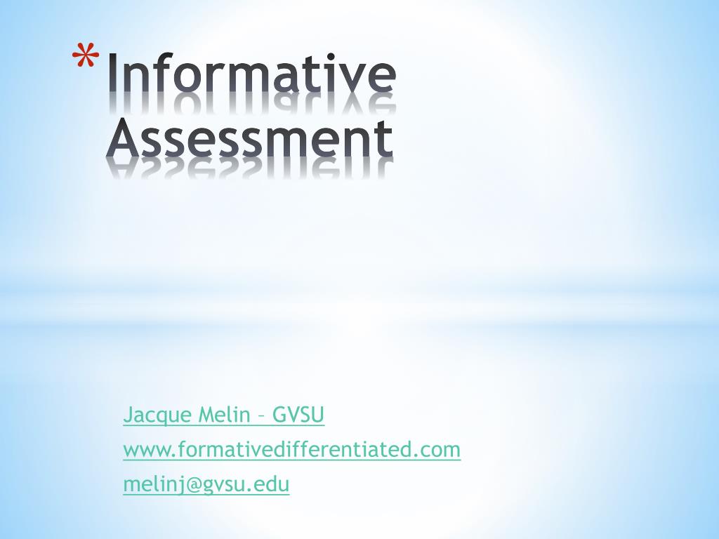 PPT - Informative Assessment PowerPoint Presentation, free download ...