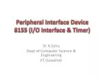 PPT - Peripheral Interface Device (8255 modes and examples) PowerPoint ...
