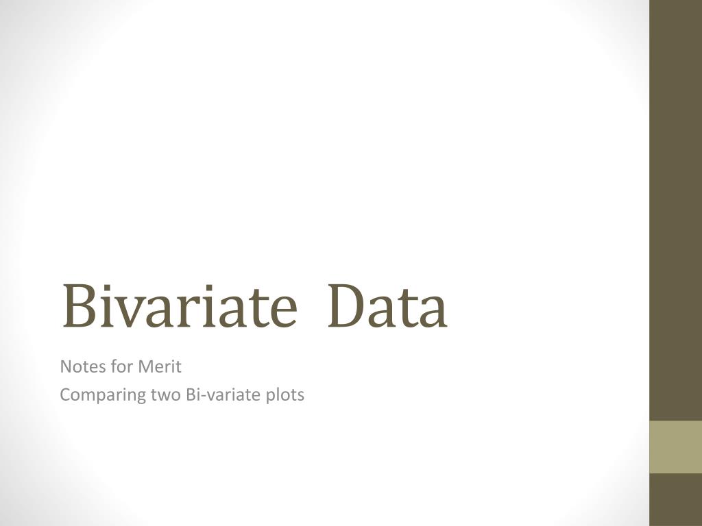 PPT - Bivariate Data PowerPoint Presentation, free download - ID:5315778