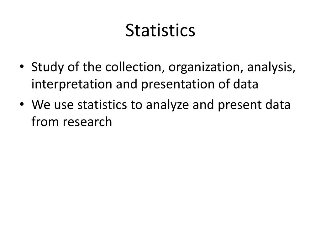 PPT - Statistics PowerPoint Presentation, free download - ID:5316792