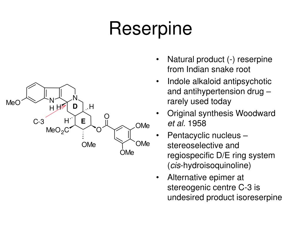 PPT - Reserpine PowerPoint Presentation, free download - ID:5319010