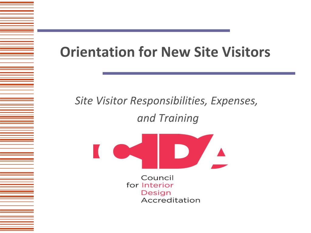 PPT - Orientation for New Site Visitors PowerPoint Presentation, free ...