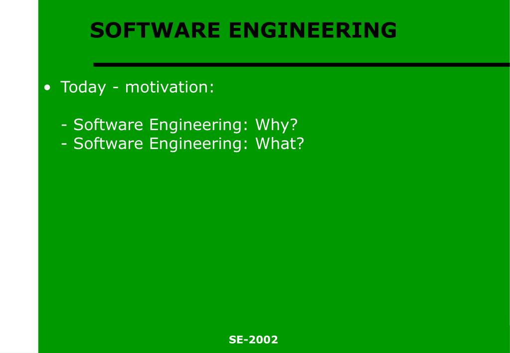 PPT - SOFTWARE ENGINEERING PowerPoint Presentation, free download - ID ...