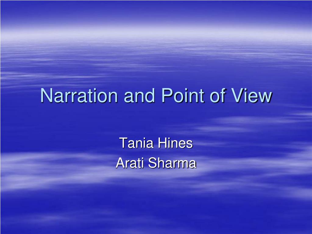 PPT - Narration and Point of View PowerPoint Presentation, free ...