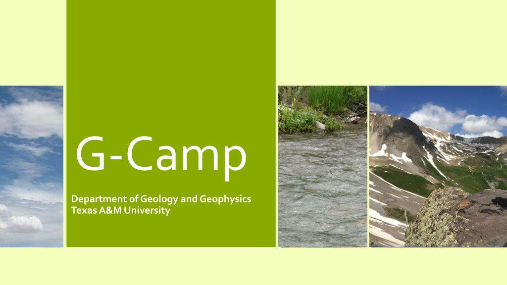 PPT - G-Camp PowerPoint Presentation, free download - ID:5321426
