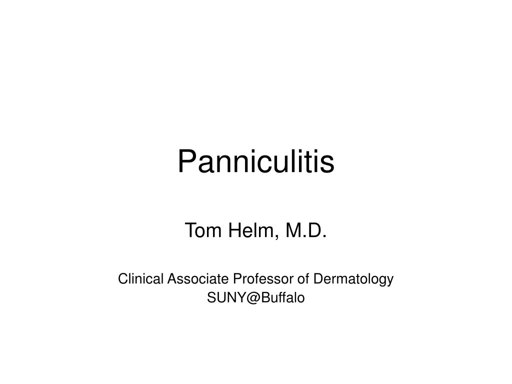 PPT - Panniculitis PowerPoint Presentation, free download - ID:5321556