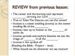 PPT - Review of the Previous Lesson PowerPoint Presentation, free ...