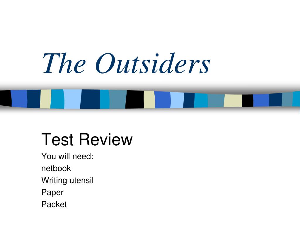 PPT - The Outsiders PowerPoint Presentation, free download - ID:5324033