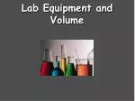 PPT - Lab 3 volume measuremnt PowerPoint Presentation, free download ...