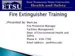 PPT - Fire Extinguisher Training PowerPoint Presentation, free download ...