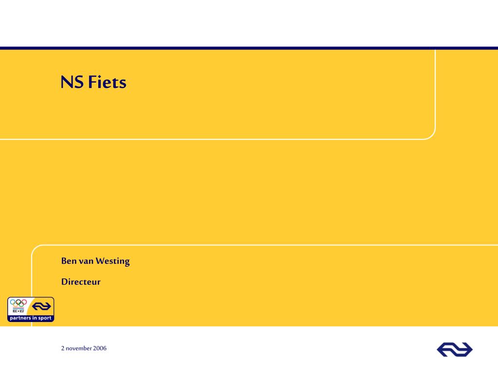 PPT - NS Fiets PowerPoint Presentation, free download - ID:5328402