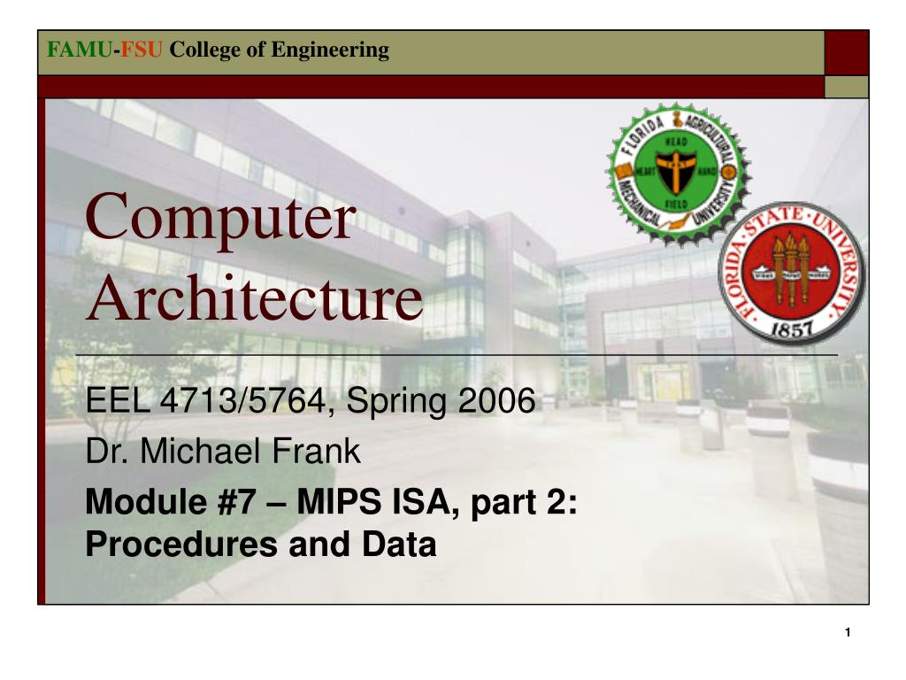 PPT - Computer Architecture PowerPoint Presentation, free download - ID ...