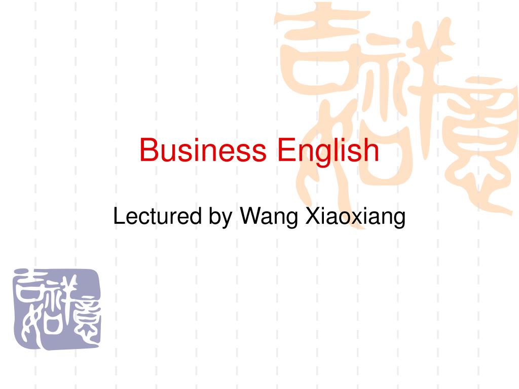 PPT - Business English PowerPoint Presentation, free download - ID:5330026