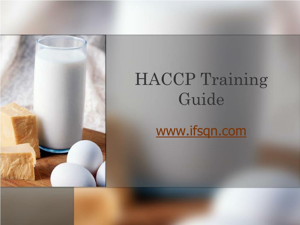 PPT - HACCP Training Guide PowerPoint Presentation, free download - ID ...
