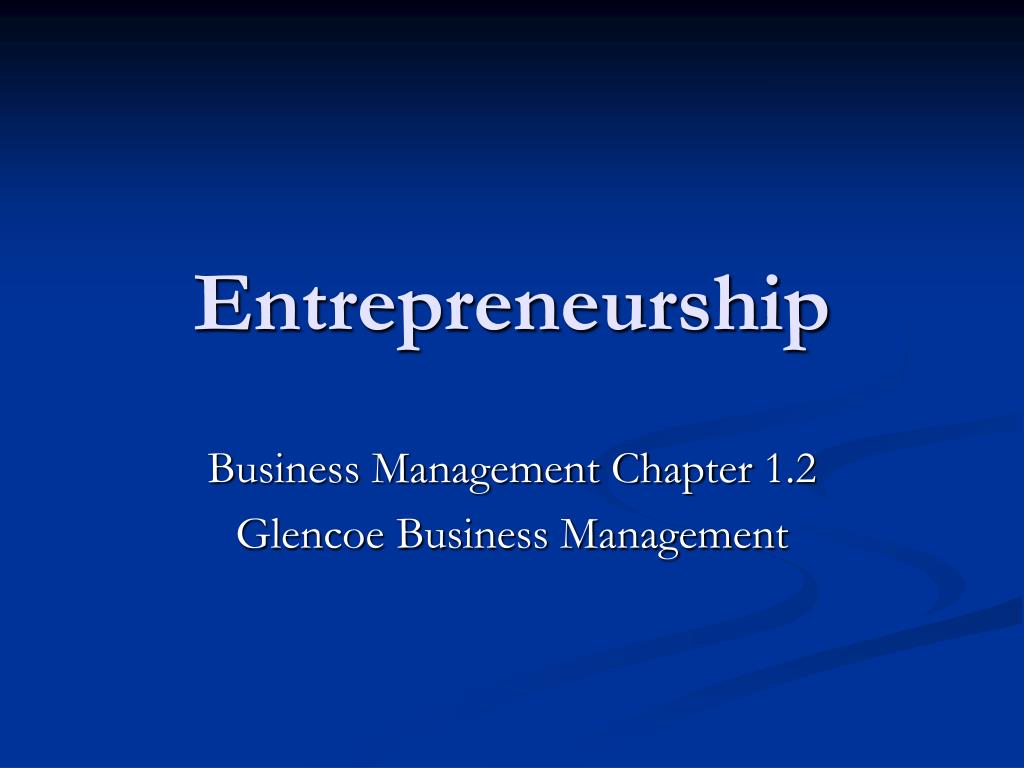 PPT - Entrepreneurship PowerPoint Presentation, free download - ID:5330541