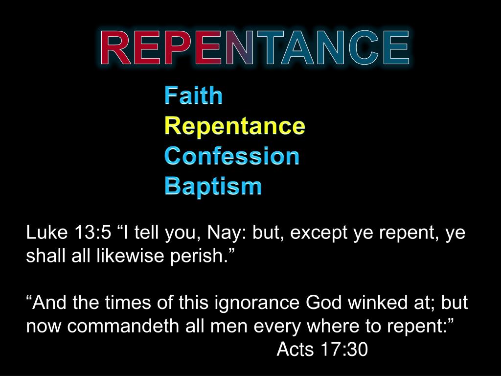 PPT - REPENTANCE PowerPoint Presentation, free download - ID:5330927