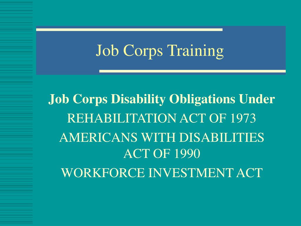 PPT - Job Corps Training PowerPoint Presentation, free download - ID ...