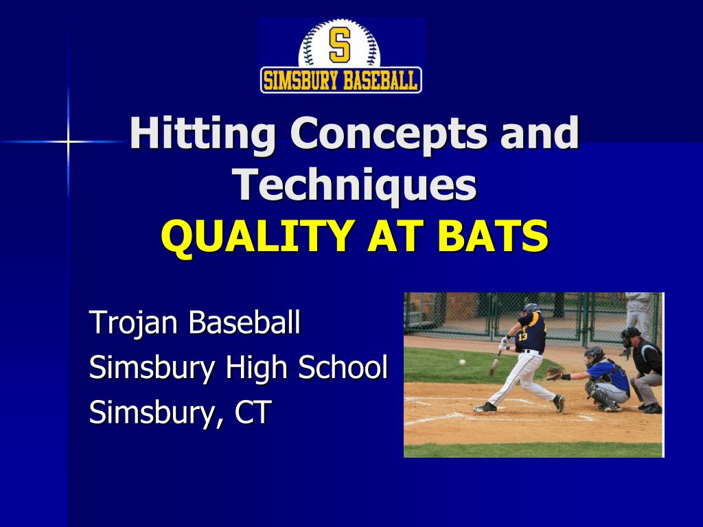 PPT - Hitting Concepts and Techniques QUALITY AT BATS PowerPoint Presentation - ID:5332891