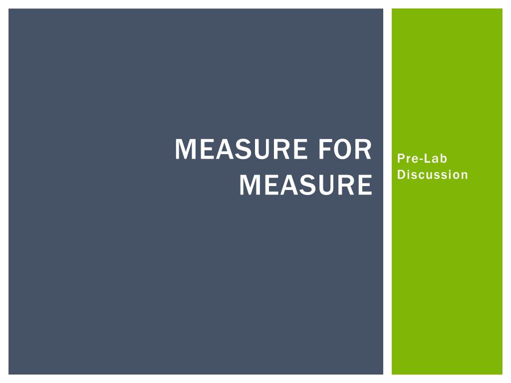 PPT - Measure for Measure PowerPoint Presentation, free download - ID ...
