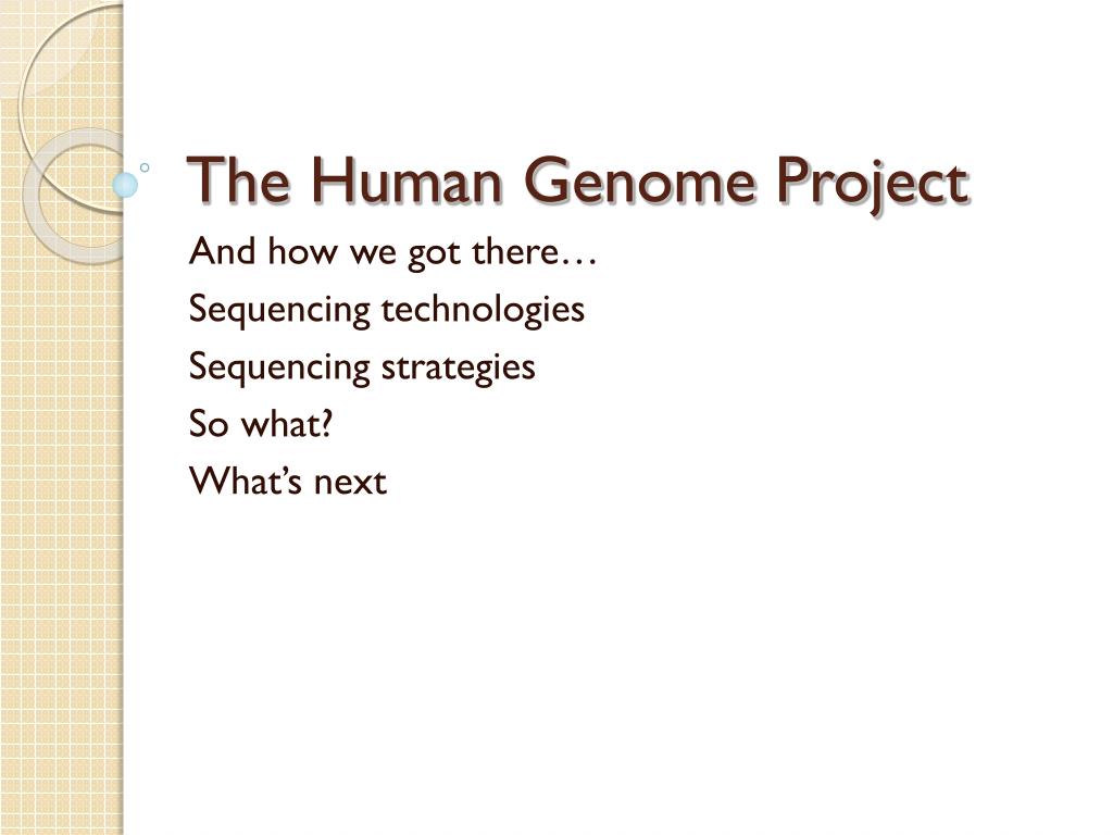 PPT - The Human Genome Project PowerPoint Presentation, free download ...