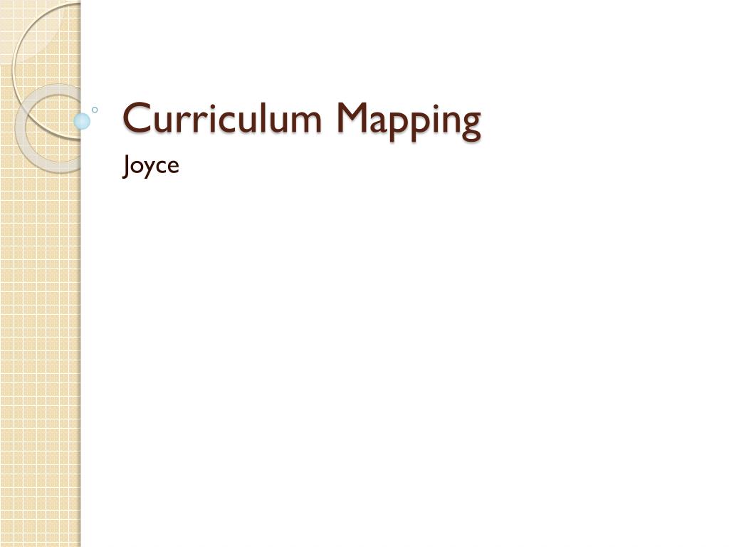 PPT - Curriculum Mapping PowerPoint Presentation, free download - ID ...