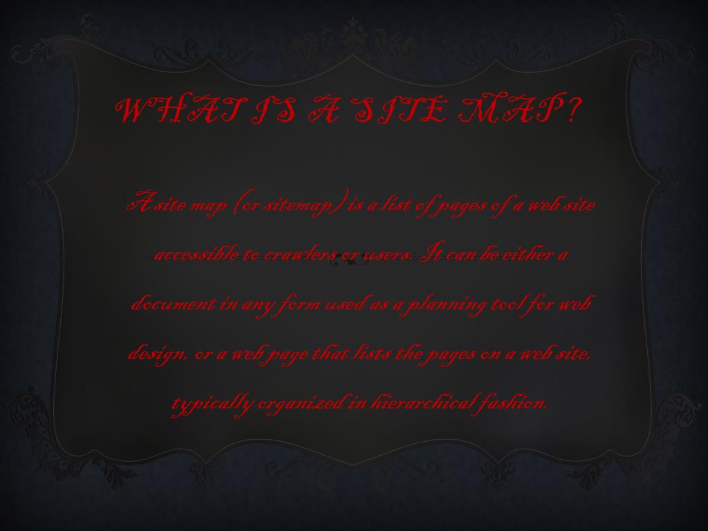 PPT - What is a Site Map? PowerPoint Presentation, free download - ID ...