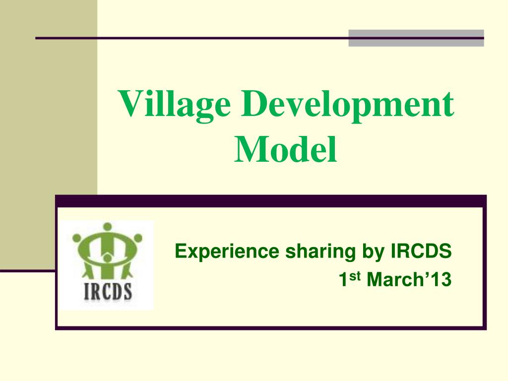 PPT - Village Development Model PowerPoint Presentation, free download ...