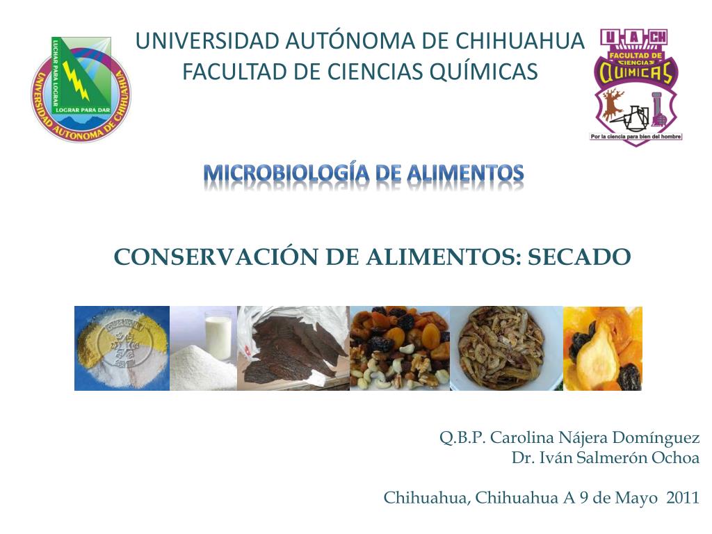 PPT - CONSERVACIÓN DE ALIMENTOS: SECADO PowerPoint Presentation, free download - ID:5339698