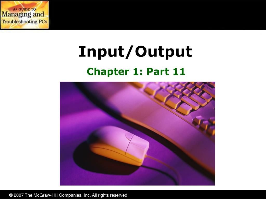 PPT - Input/Output PowerPoint Presentation, free download - ID:5340398