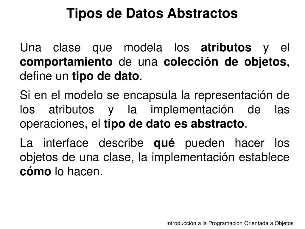 PPT - Tipos de Datos Abstractos PowerPoint Presentation, free download - ID:5341002