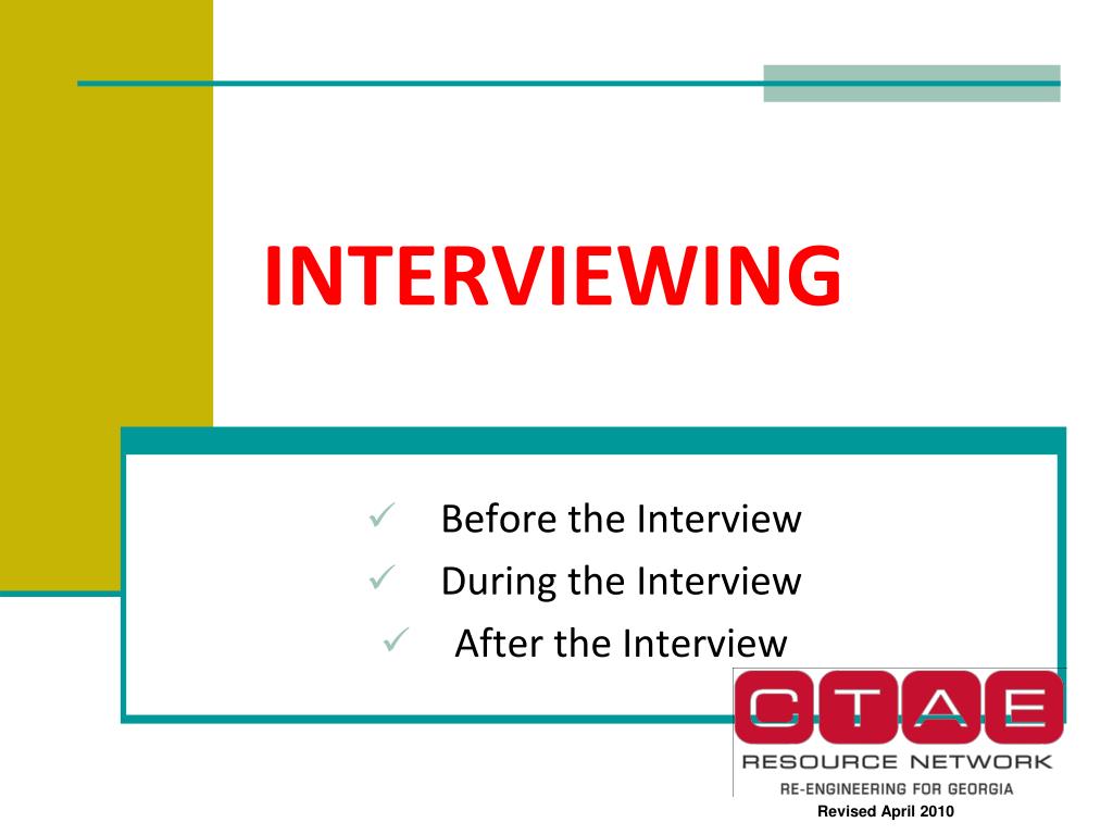 PPT - INTERVIEWING PowerPoint Presentation, free download - ID:5341146