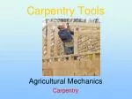 PPT - CARPENTRY TOOLS PowerPoint Presentation, free download - ID:5449701