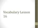 PPT - Chapter 16 Vocabulary PowerPoint Presentation, free download - ID ...