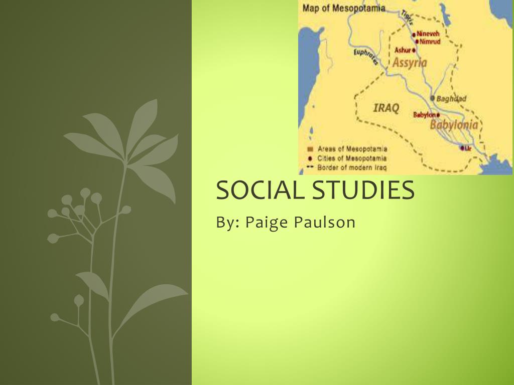 PPT - Social Studies PowerPoint Presentation, free download - ID:5343872