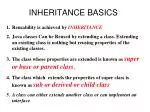 PPT - INHERITANCE BASICS PowerPoint Presentation, free download - ID ...
