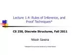 PPT - Rules of Inference PowerPoint Presentation, free download - ID ...