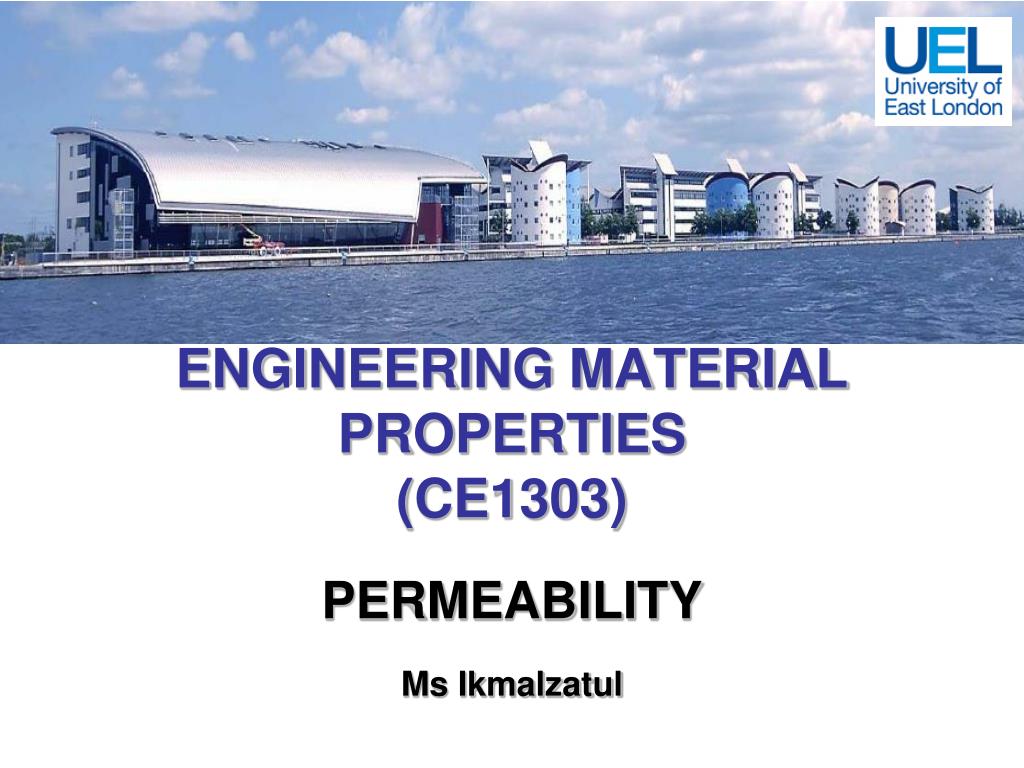 PPT - ENGINEERING MATERIAL PROPERTIES (CE1303) PowerPoint Presentation ...