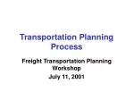 PPT - Urban transportation planning process PowerPoint Presentation ...
