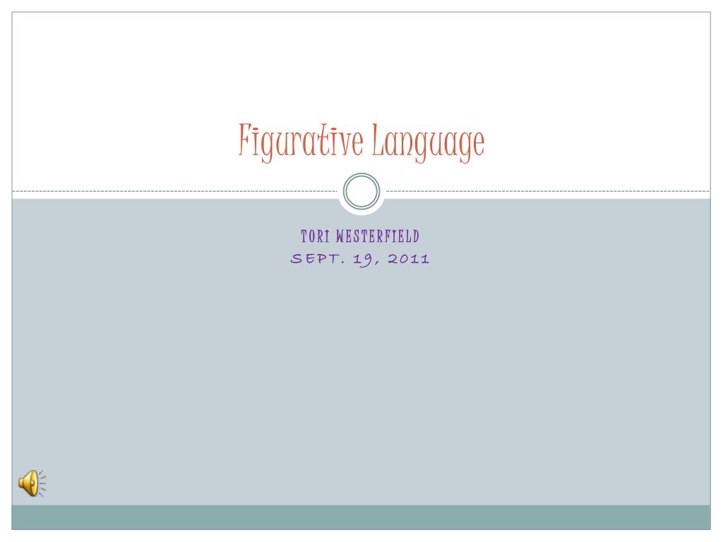 PPT - Figurative Language PowerPoint Presentation, free download - ID ...