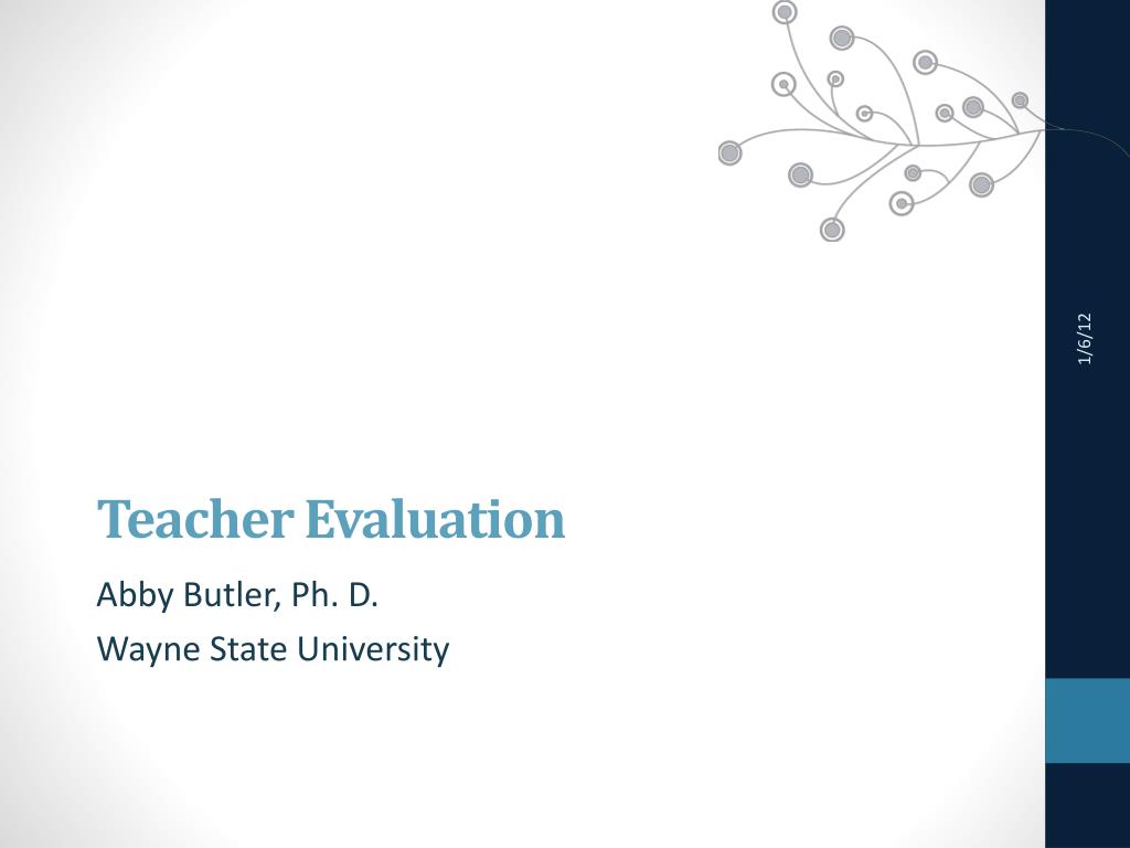 PPT - Teacher Evaluation PowerPoint Presentation, free download - ID ...