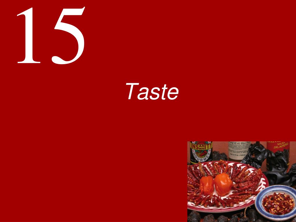 PPT - Taste PowerPoint Presentation, free download - ID:5353659