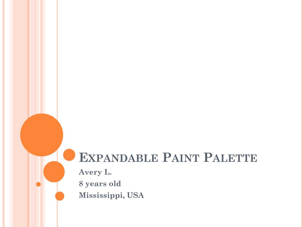 PPT - Expandable Paint Palette PowerPoint Presentation, free download ...