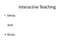 PPT - Interactive Teaching Strategies in Literacy PowerPoint ...