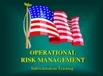 PPT - Operational Risk Management PowerPoint Presentation, free ...