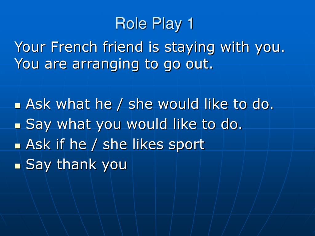 PPT - Role Play 1 PowerPoint Presentation, free download - ID:5355253