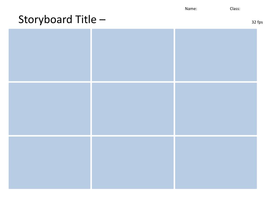 PPT - Storyboard Title – PowerPoint Presentation, free download - ID ...