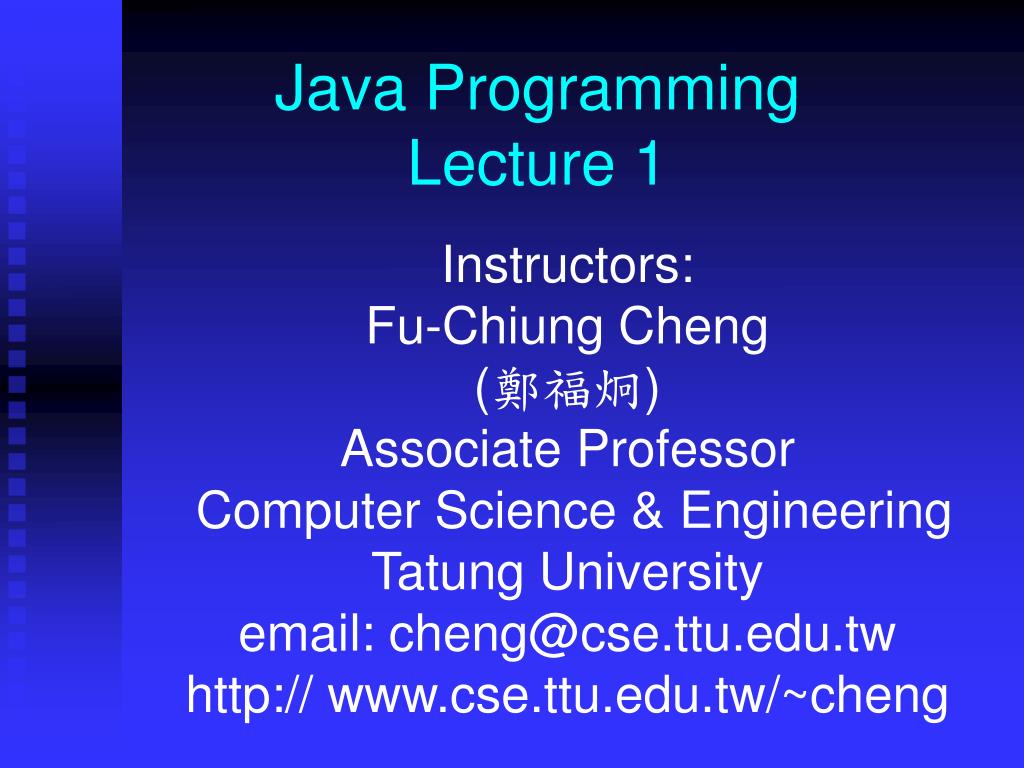 PPT - Java Programming Lecture 1 PowerPoint Presentation, free download ...