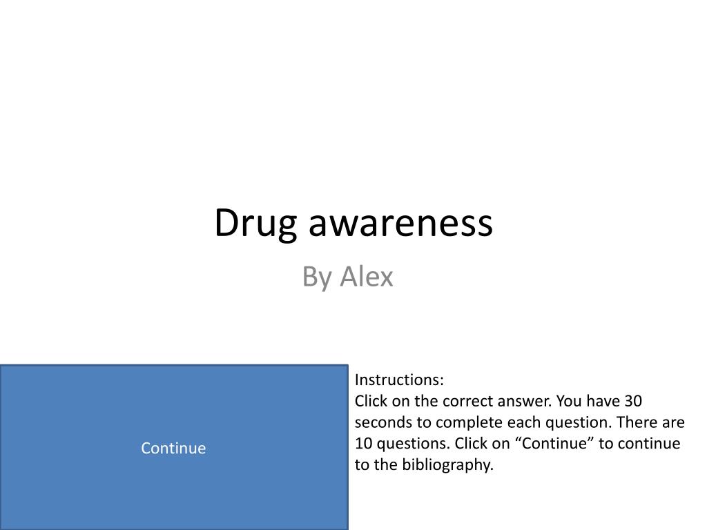 PPT - Drug awareness PowerPoint Presentation, free download - ID:5359078