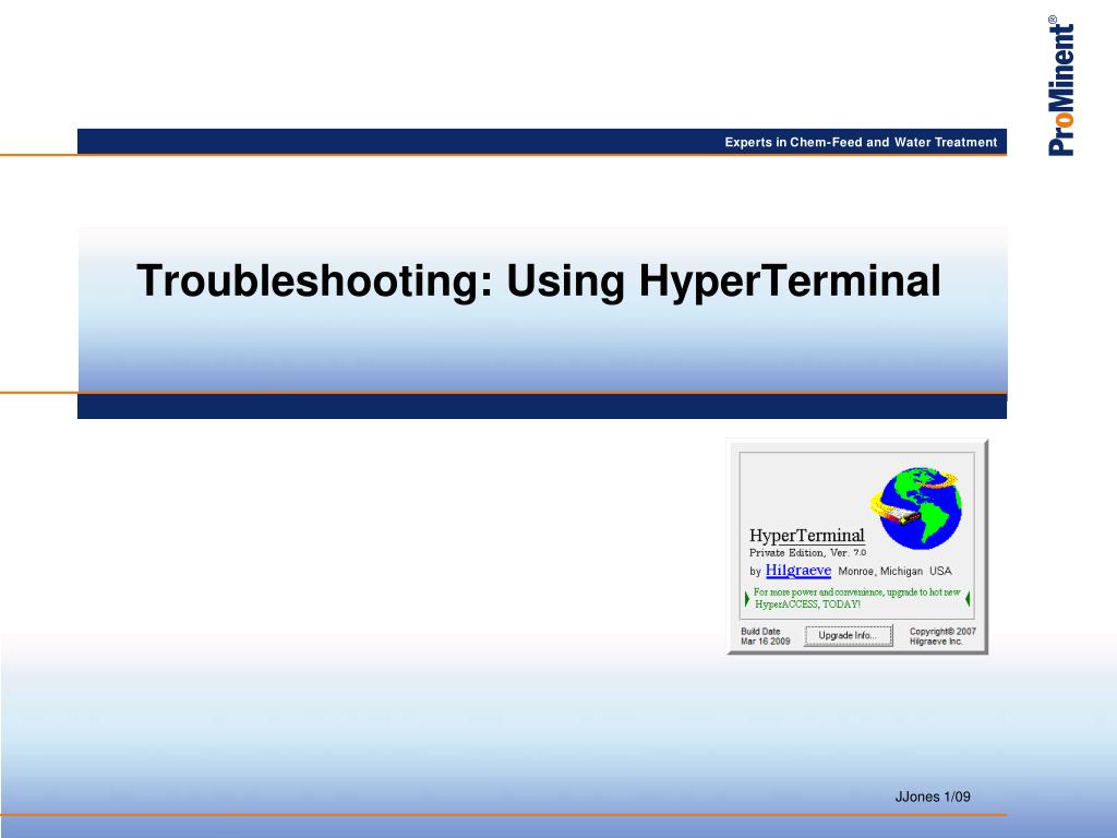 PPT - Troubleshooting: Using HyperTerminal PowerPoint Presentation, free download - ID:5361471