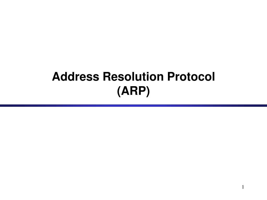 PPT - Address Resolution Protocol (ARP) PowerPoint Presentation, free ...